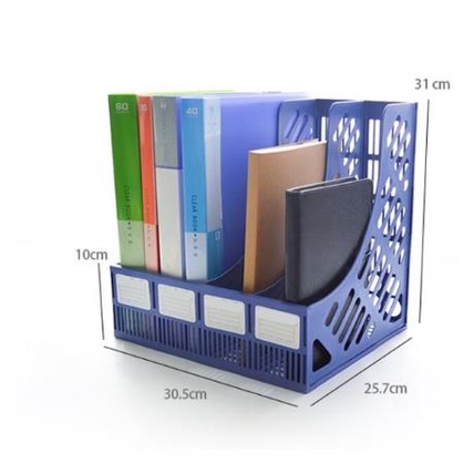 4 COMPARTMEN FILE RACK OFFICE SUPPLIES FOR FILES , DOCUMENTS AND ...