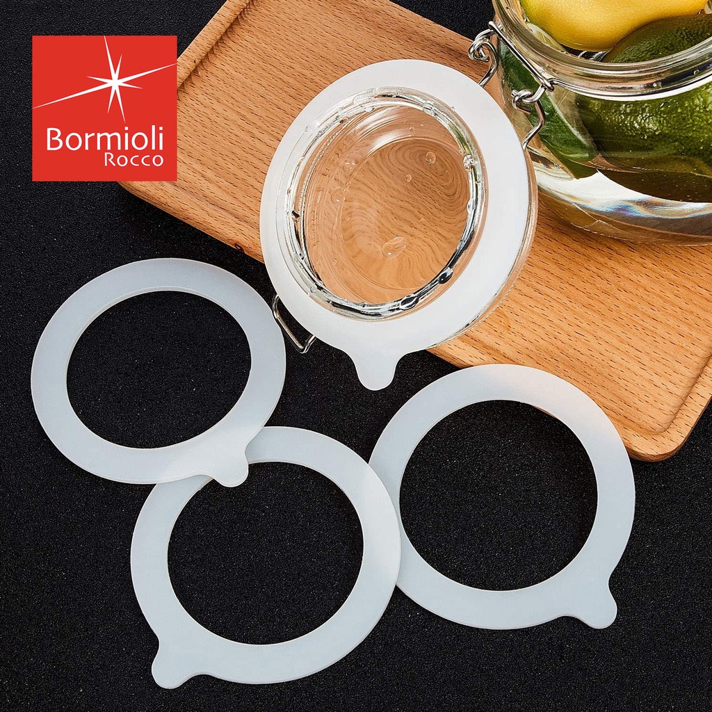 Bormioli Rocco 2pcs Fido 3.5" Rubber Gasket Jar Set YFID273 | Shopee ...