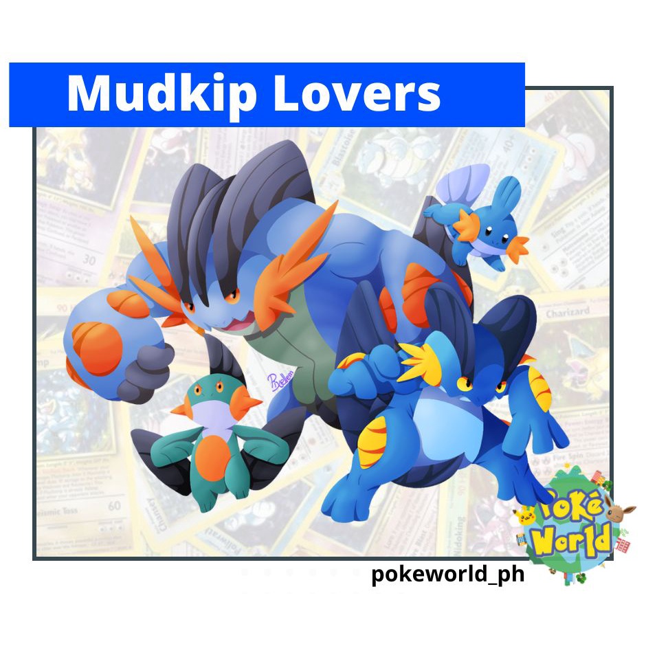 Mudkip Lovers - Pokemon Starters Water - Marshtomp Swampert | Shopee ...
