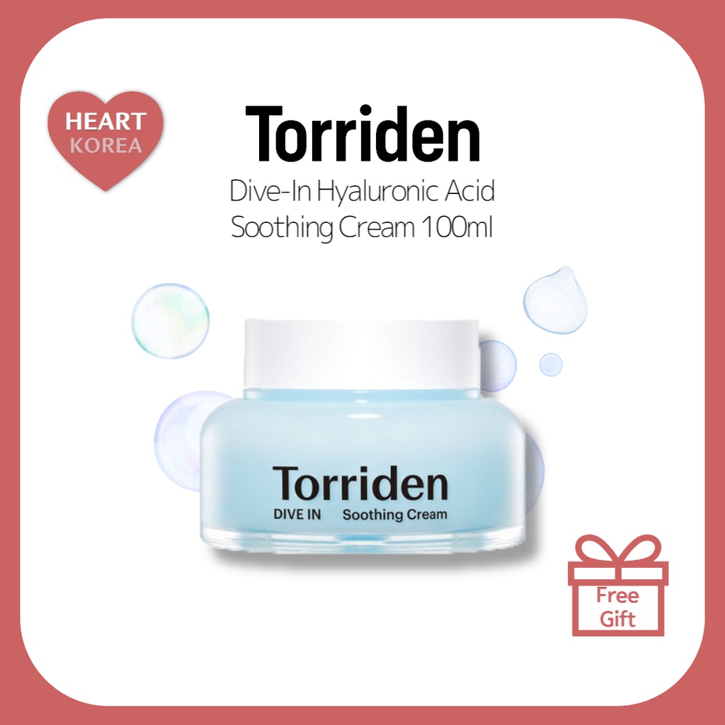 Torriden Dive-In Hyaluronic Acid Soothing Cream 100ml / moisturizer ...