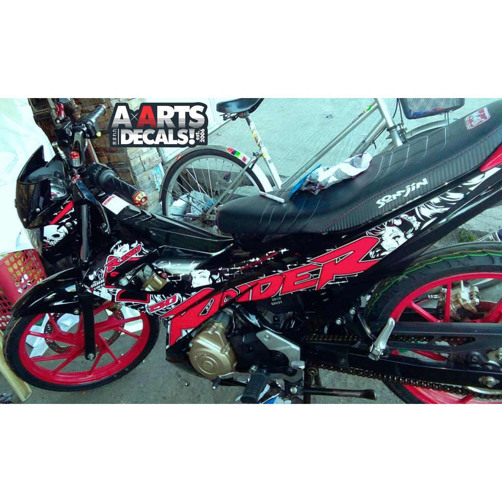 Suzuki Raider 150 Reborn Tribal Concept Decals Sticker | Shopee Philippines