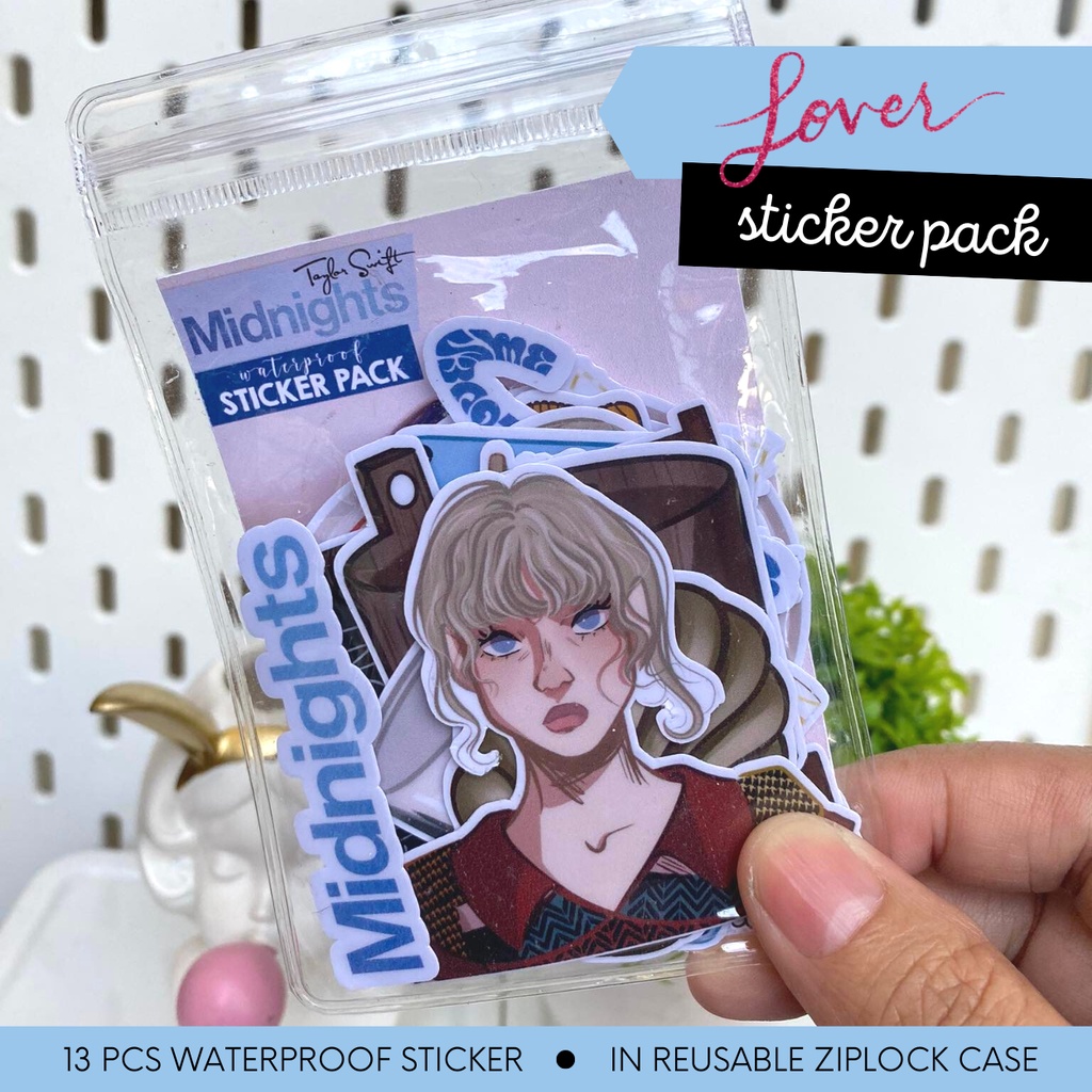Taylor Swift Waterproof Laminated Vinyl Sticker Set | Swiftie Stickers ...