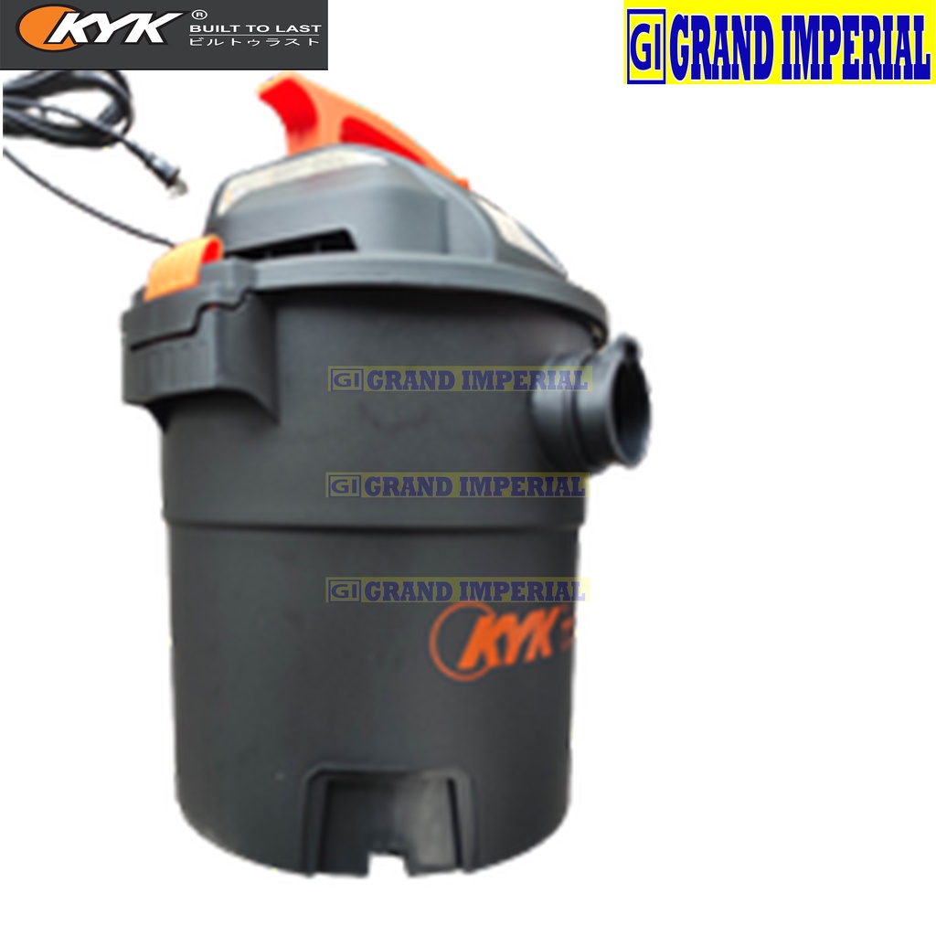 KYK Vacuum Cleaner Black PKVC-015 6 Gallons 1100 Watts Grand Imperial ...