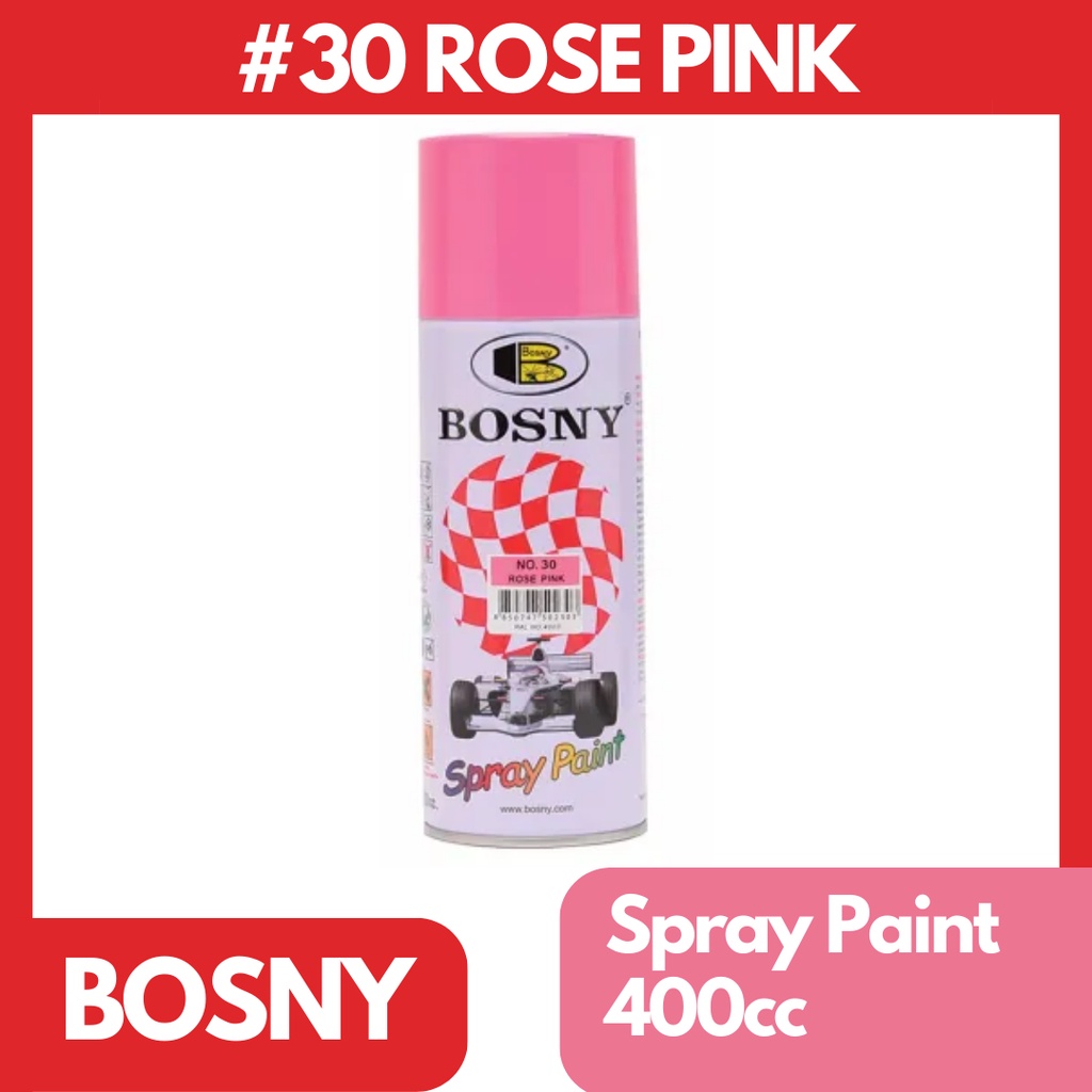 Bosny Acrylic Spray Paint 400cc Assorted Colors | Shopee Philippines