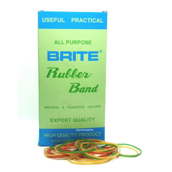 Rubber Band Brite Brand All-Purpose Small-50g 350g Flat 350g 1box ...
