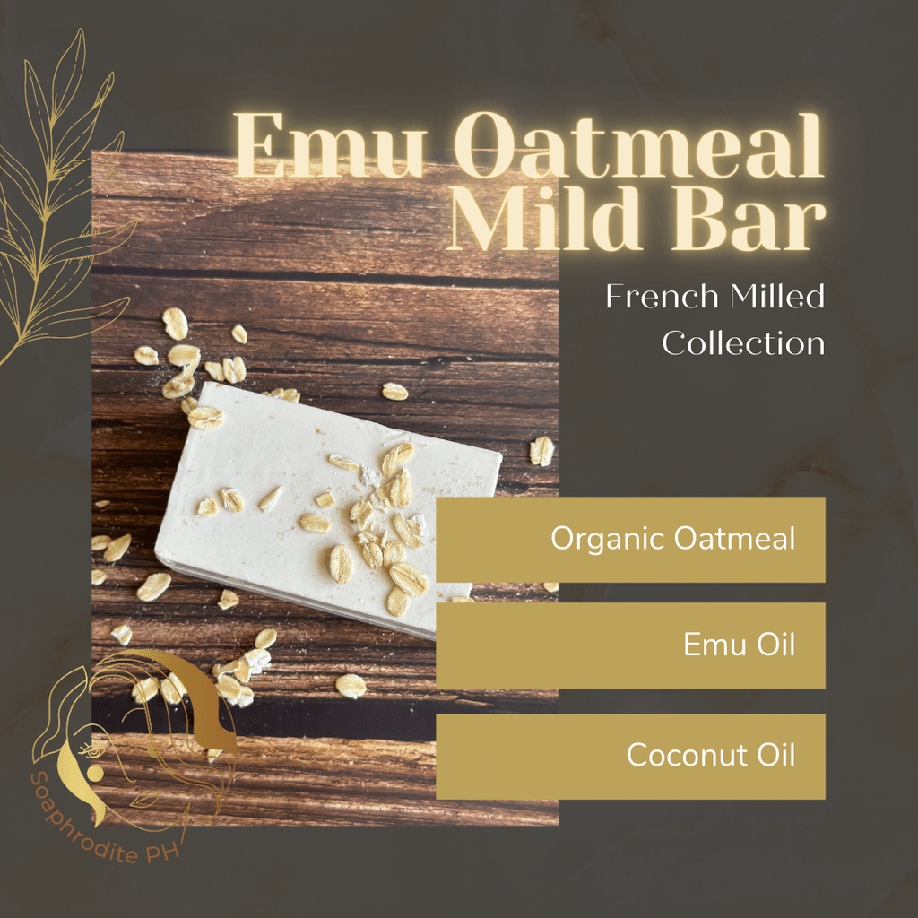 Soaphrodite PH Emu Oatmeal Soap Mild Bar | Shopee Philippines