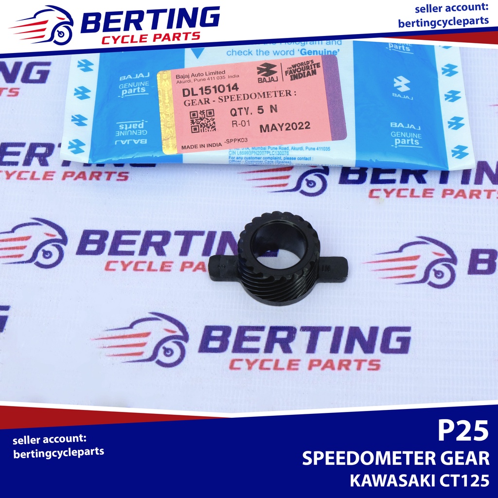 SPEEDOMETER GEAR Kawasaki CT125 Genuine DL151014 | Shopee Philippines
