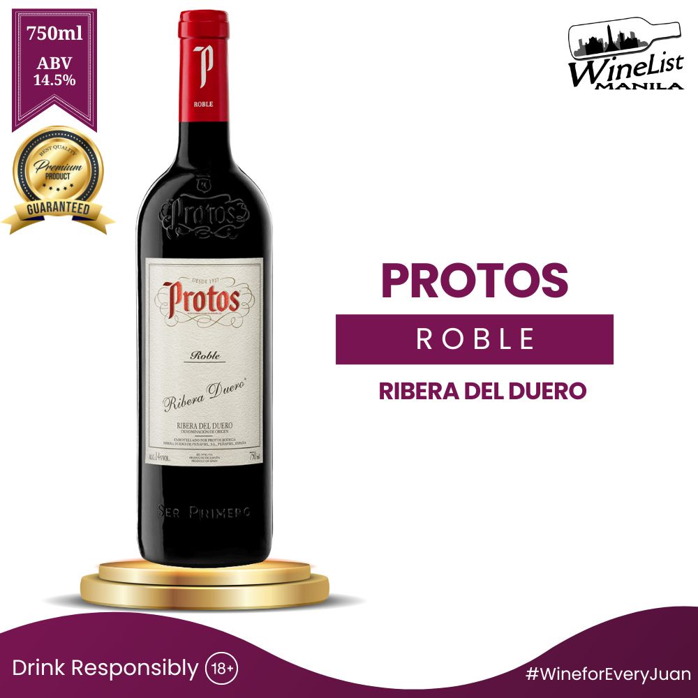 Protos Roble | Ribera Del Duero, Spain | Red Wine 750ml | Shopee ...