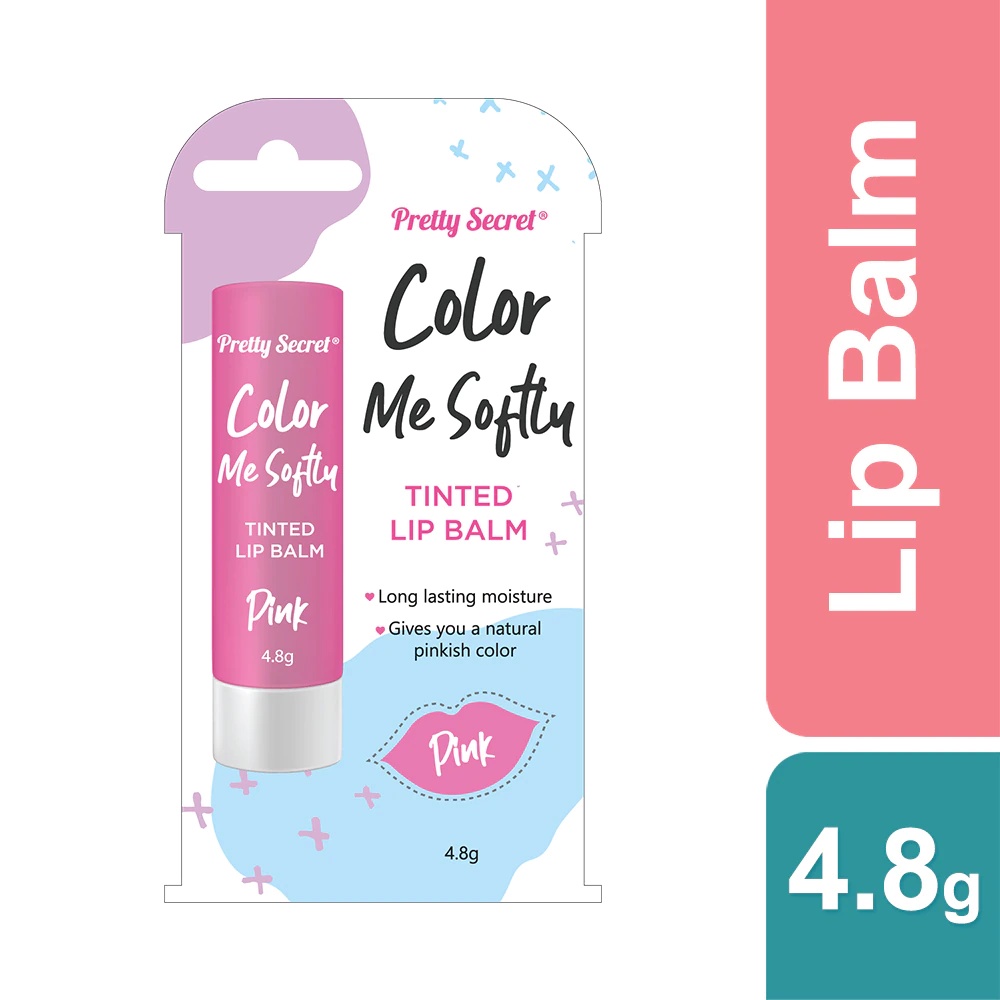 PRETTY SECRET Pink Lip Balm with Tint 4.8g | Shopee Philippines
