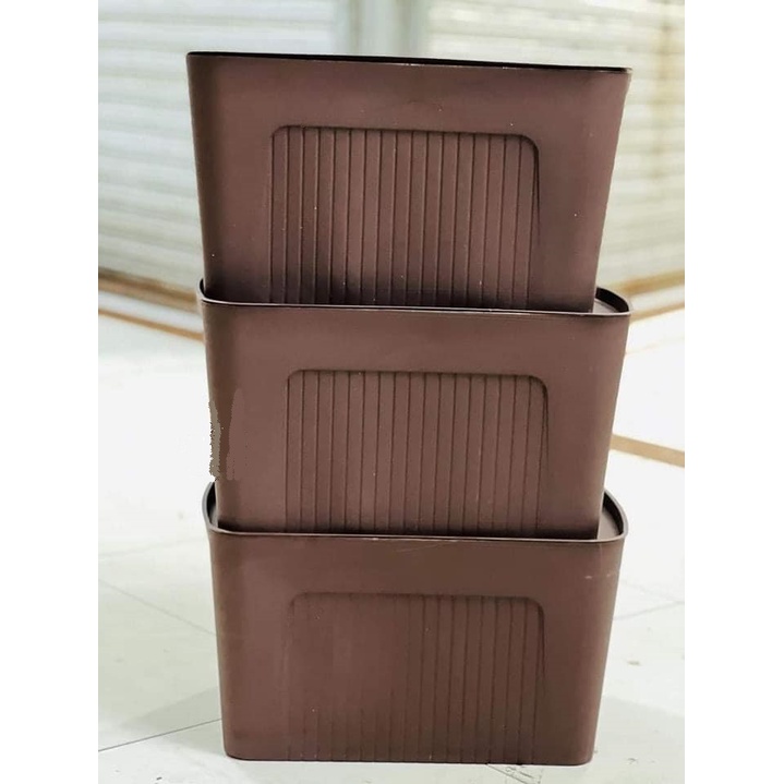 (2/3/5PCS) HIGH QUALITY XL PLASTIC STORAGE BOX WITH COVER | Shopee ...