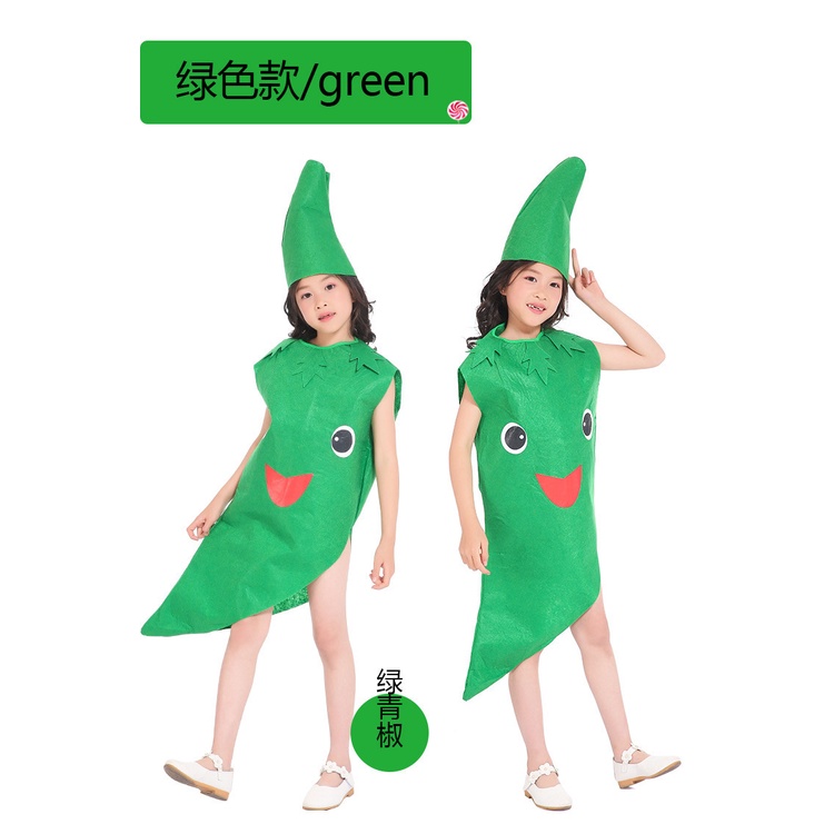 Nutrition Month Vegatables Cosplay Costume For Kids(Freesize) | Shopee Philippines