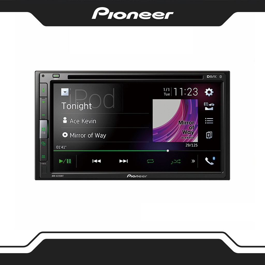 Pioneer AVH-A2350BT In-Dash Double-DIN A-Series Multimedia AV Receiver | Shopee Philippines