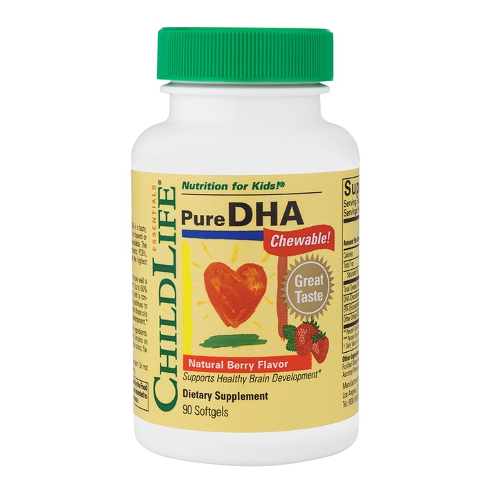 Childlife Pure DHA Chewable Natural Berry 90 softgels | Shopee Philippines
