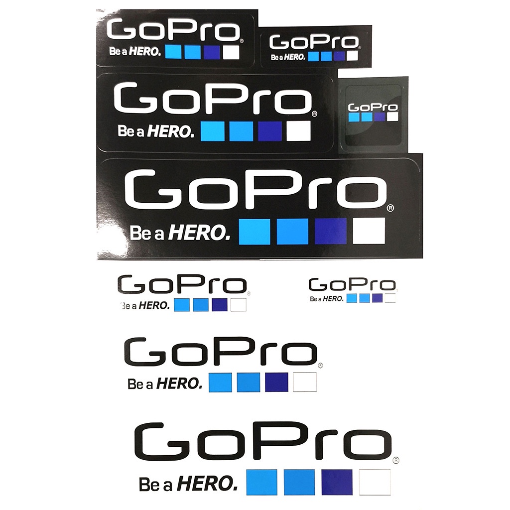 Gopro Sticker for GoPro Sports Logo Stickers Helmet Decoration Decal ...