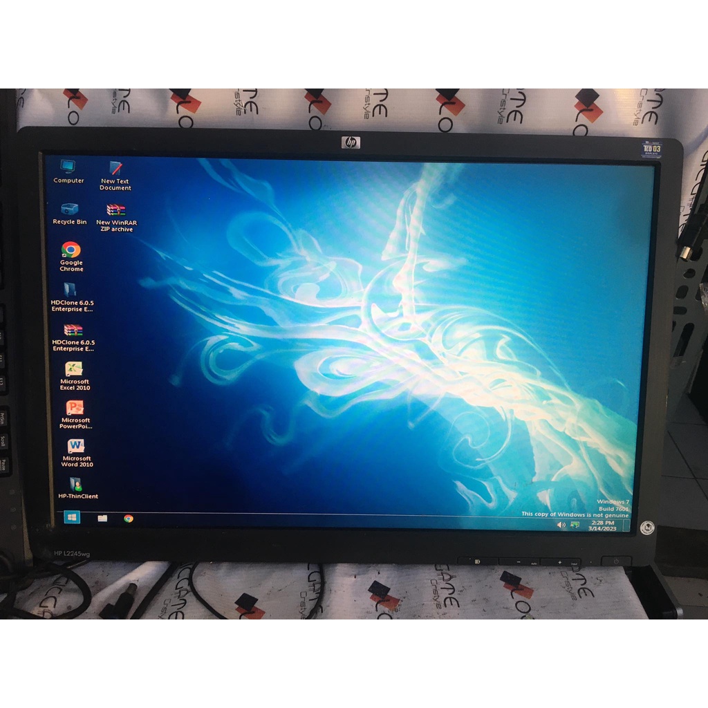 Hp 22 Inch LCD Monitor No Stand Free Wallmount/Ac Cord | Shopee Philippines