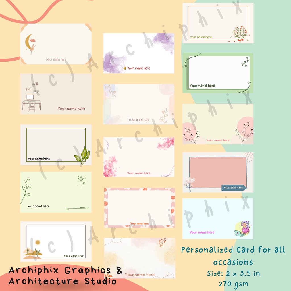 Personalized Cute Mono Gift Tag Stickers and Cards For All Occasions by ...