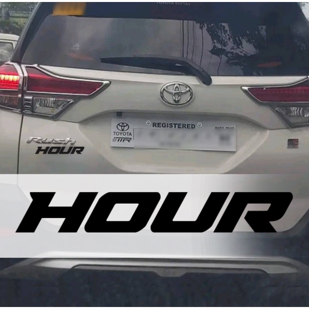 Toyota Rush Hour Memes Cut Out Sticker Waterproof | Shopee Philippines