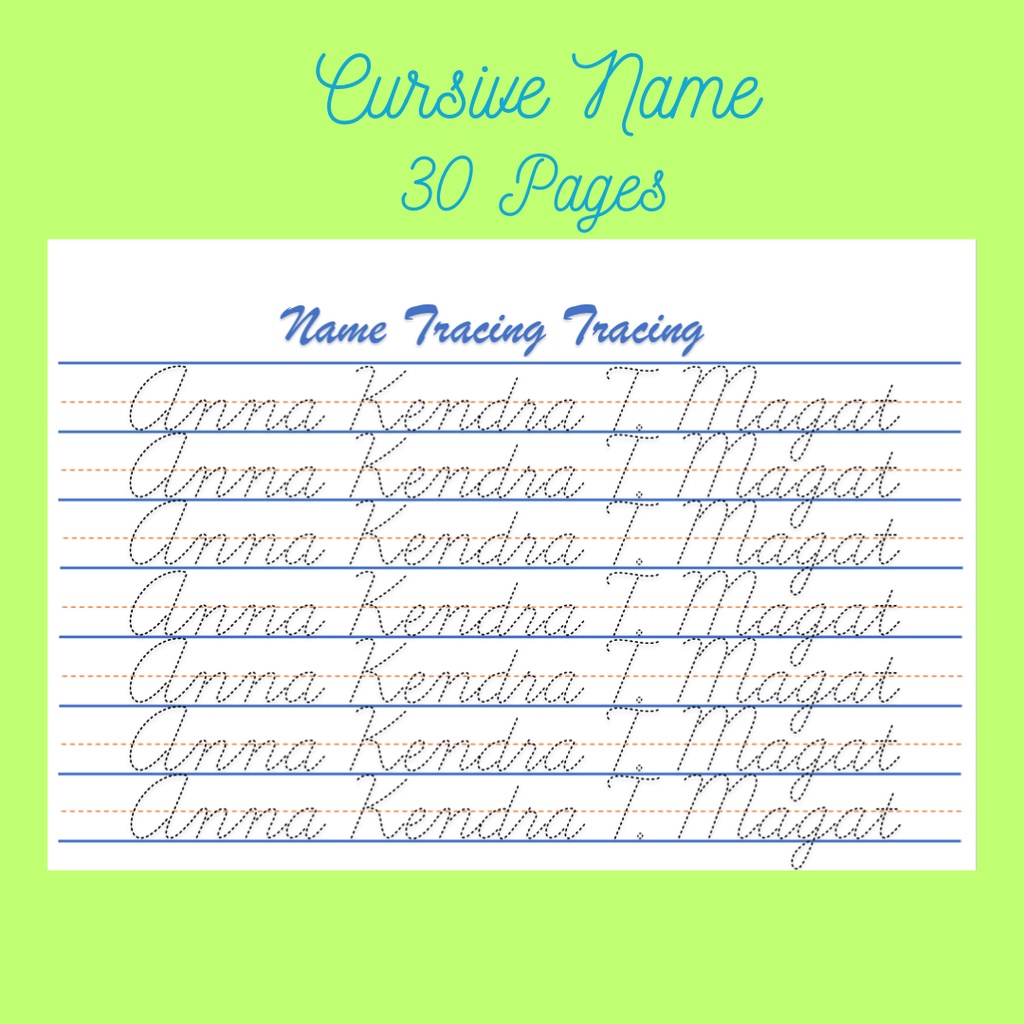 Cursive Writing Pad Paper for Grade 2 and Up | Shopee Philippines