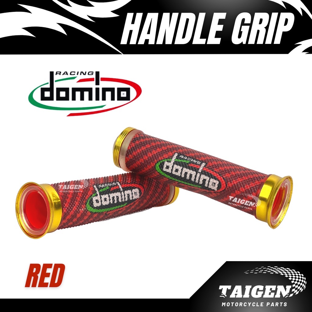 DOMINO ITALY ORIGINAL Silicone Aggressive Rubber Handle Grip | Shopee ...