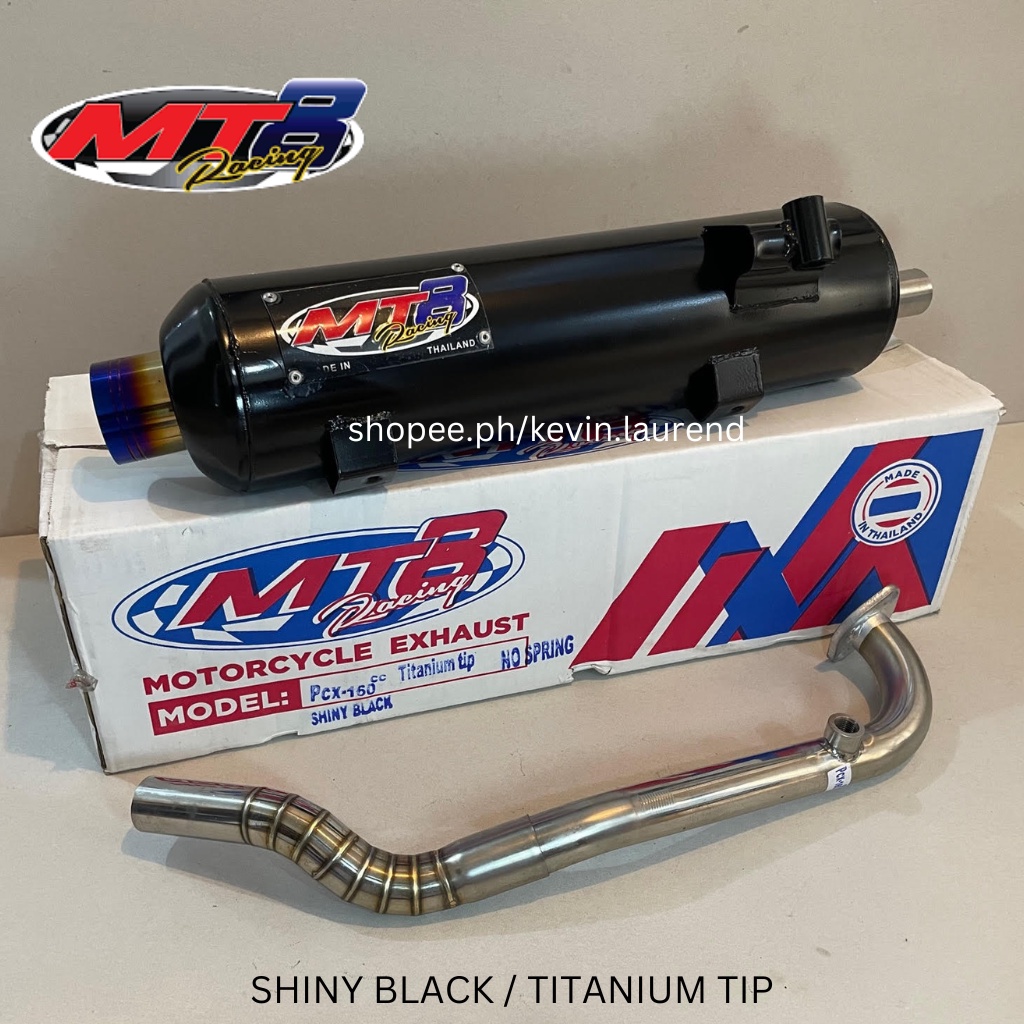 MT8 Pipe PCX 160 Honda | Stainless Tip / Titanium Tip / Ratlook PCX160 ...