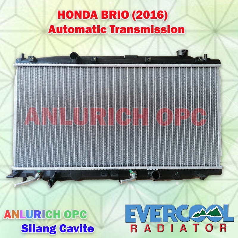 Radiator Assembly Honda Brio A/T 2016 EVERCOOL Part no: 40023235 ...