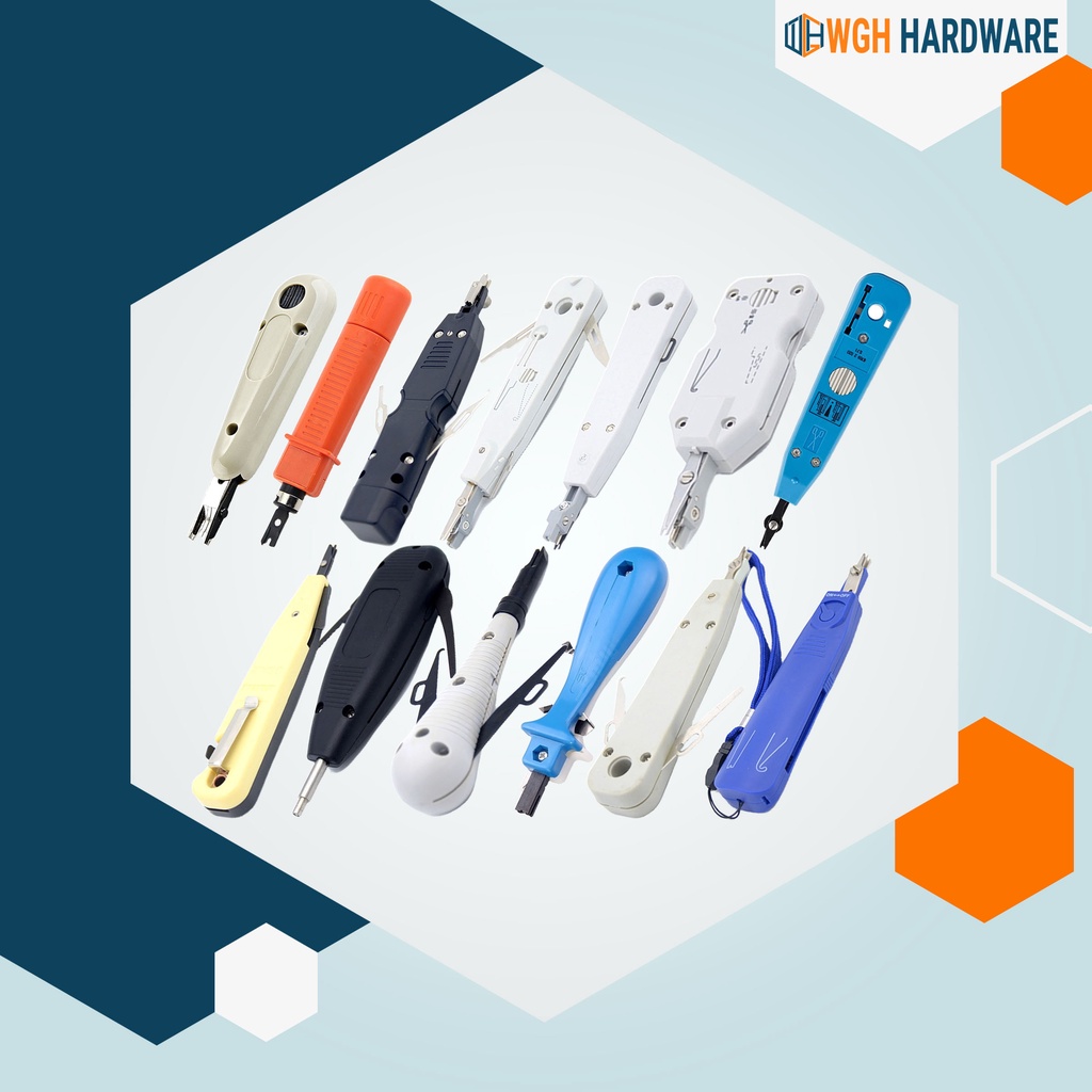 WGH Punch Down Tool Network Cable IDC Crimping Tools Telecom Puncher ...