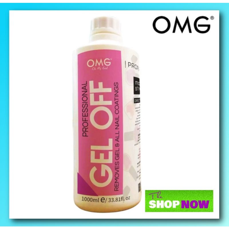 OMG GEL OFF Gel Remover 1000ml ORIGINAL | Shopee Philippines