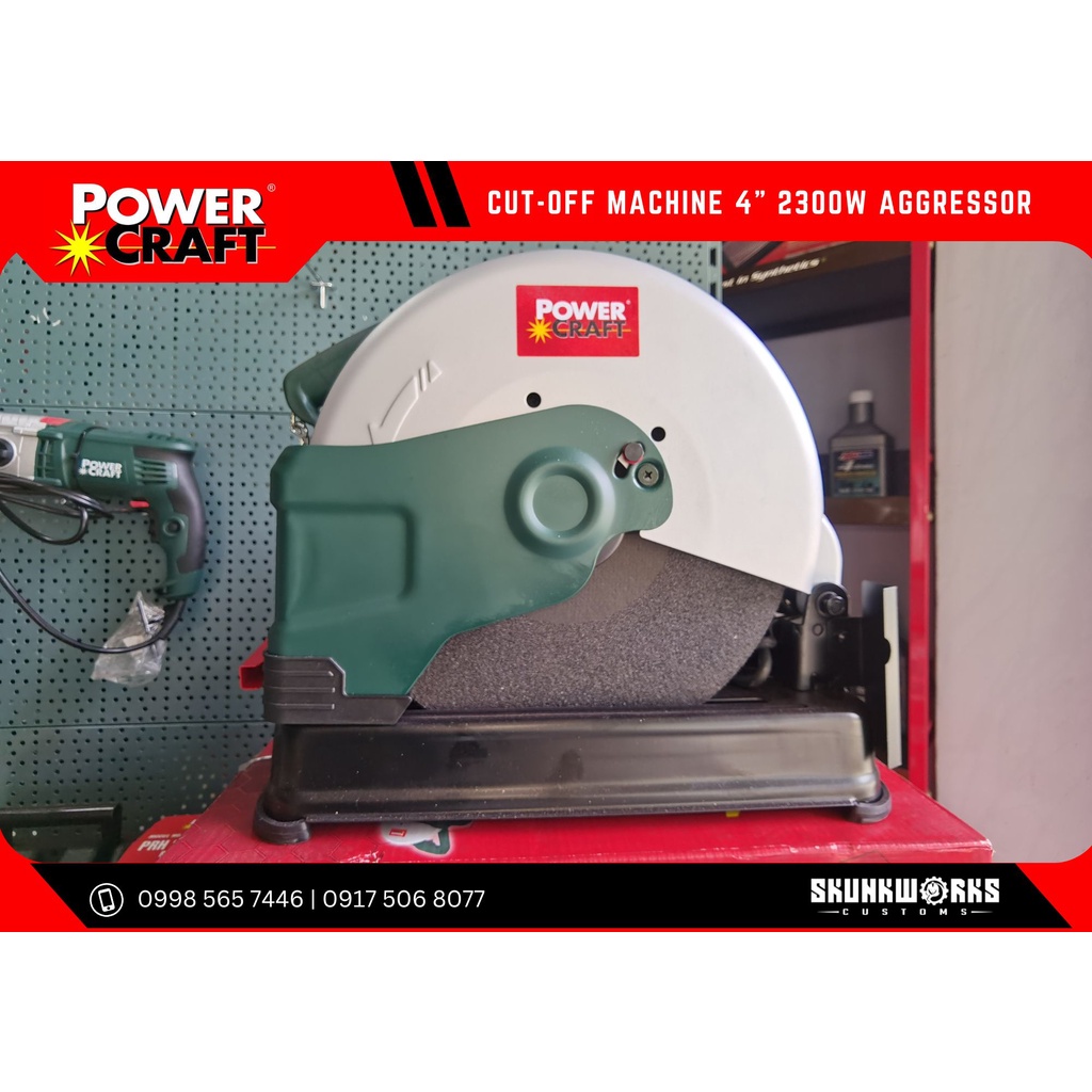 POWERCRAFT CUT-OFF MACHINE 4" 2300W AGGRESSOR | Shopee Philippines
