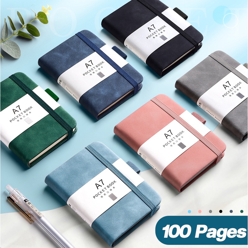 A7 notebook super thick Notepad soft leather simple college students ...