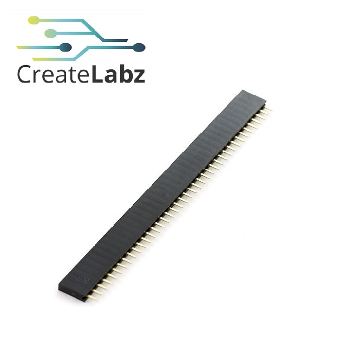 Female Pin Header Short, 1x40 pins 0.1" 2.54mm pitch | Shopee Philippines