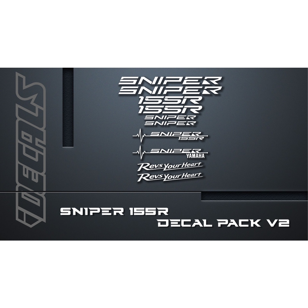 SNIPER 155R DECAL PACK V2 | Shopee Philippines