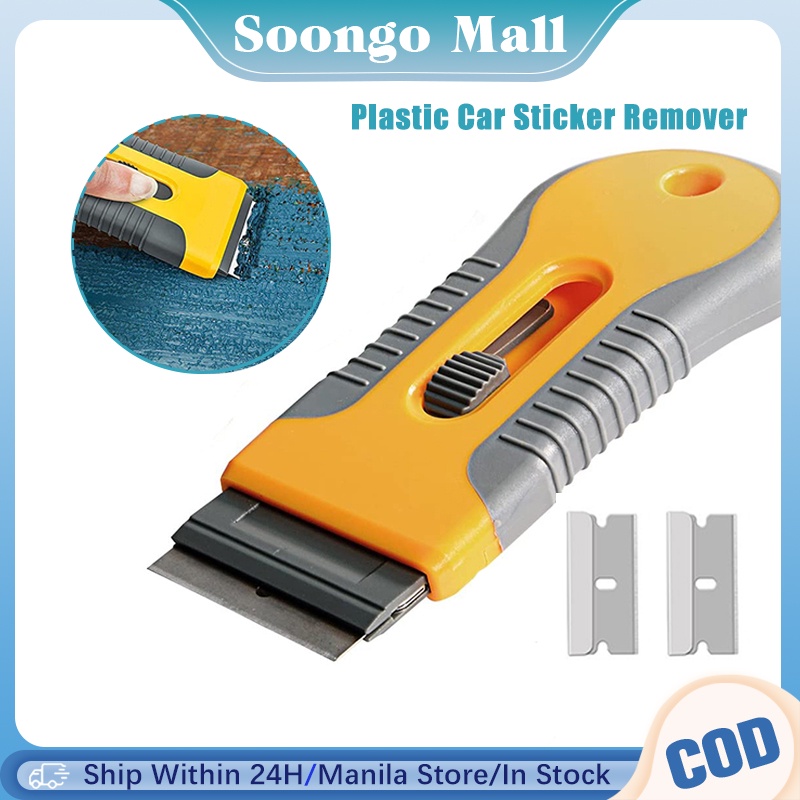 Car Window Glass Sticker Clean Razor Scraper Ceramic Razor Blade Tint ...