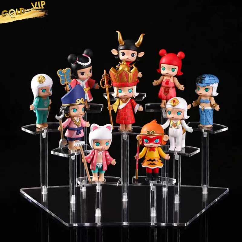 Acrylic Riser 3 layer 3 tier display stand toy figure gundam display ...