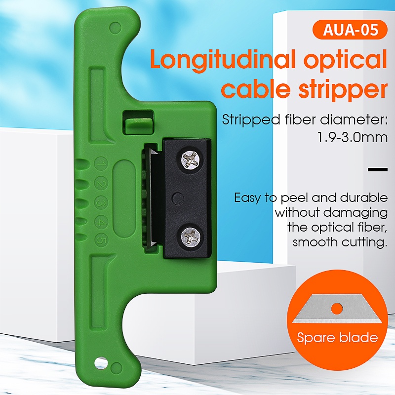 Green new AUA-05/HMSAT5 fiber stripper longitudinal cable opener ribbon ...