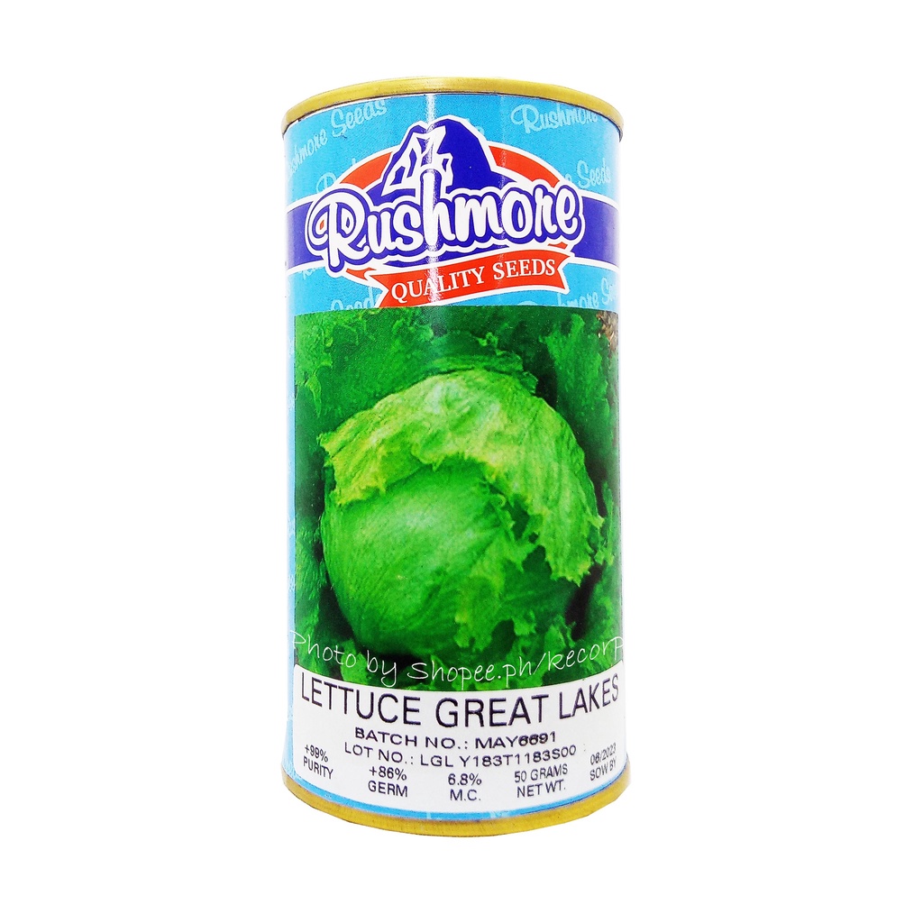 Rushmore Lettuce Great Lakes Iceberg Tin Can 50g KECORP_S1 | Shopee ...