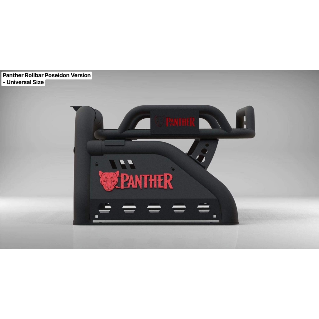 Panther Roll Bar - Poseidon Series W/ Basket - for HILUX RAPTOR RANGER ...