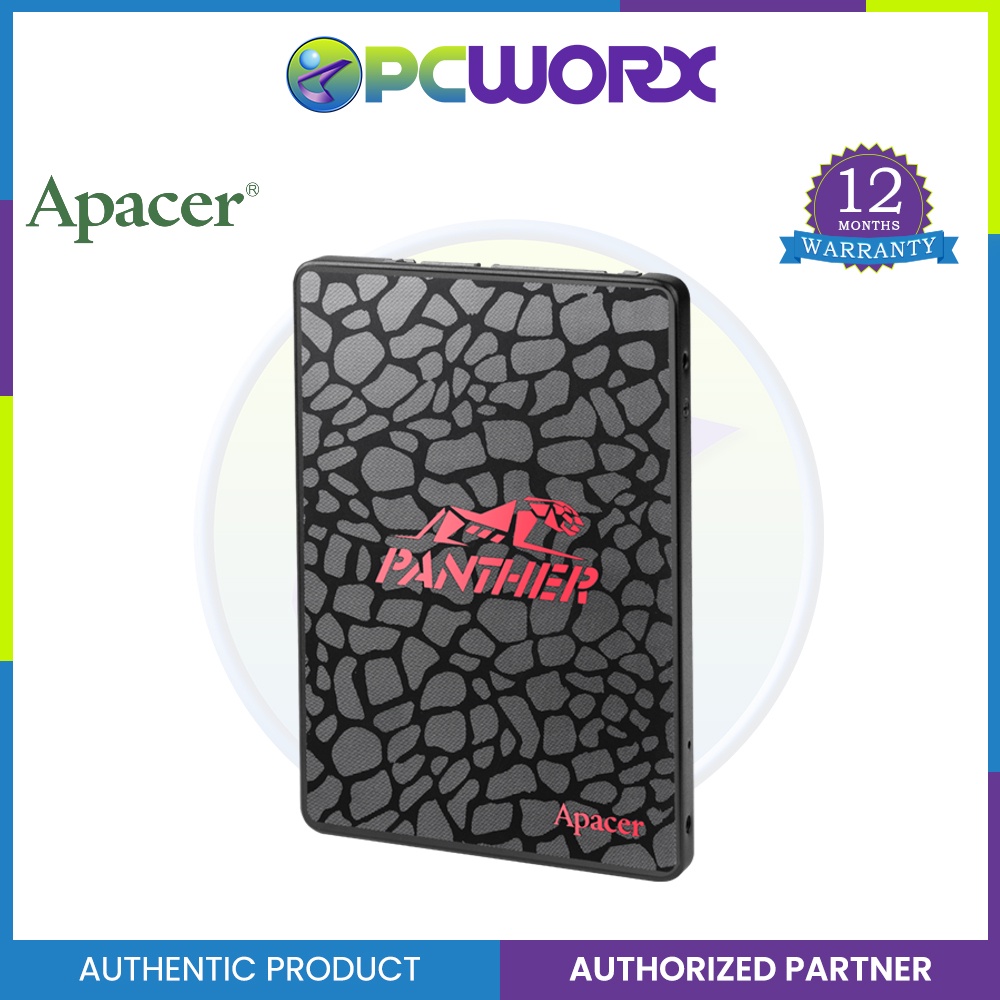 Apacer AS350 Panther 128GB, 256GB, 512GB, 1TB Solid State Drive (SSD ...