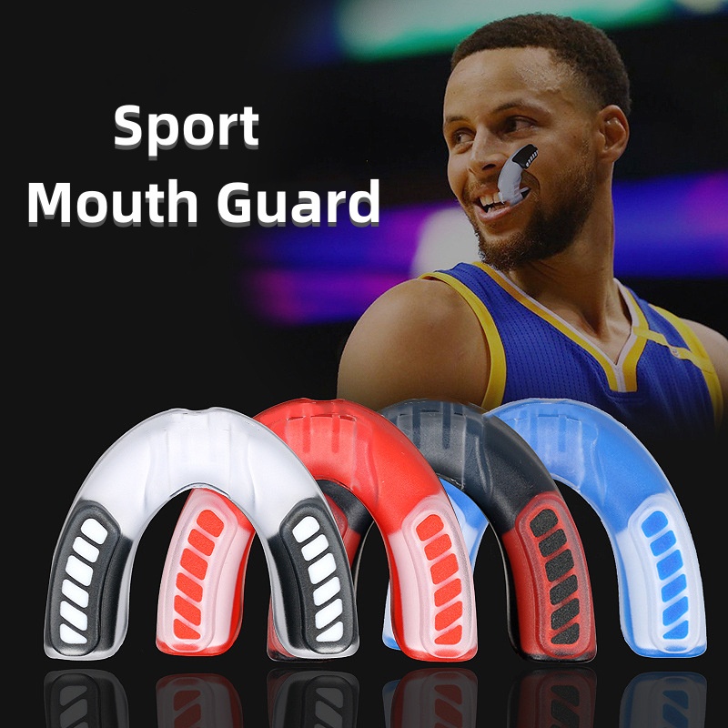 Sport Mouth Guard EVA Teeth Protector Adult Safe Tooth Braces Mouth ...