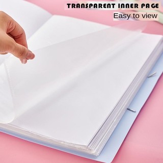 Clear Book Folder File Organizer Clear Folder Presentation Book 30/60 ...