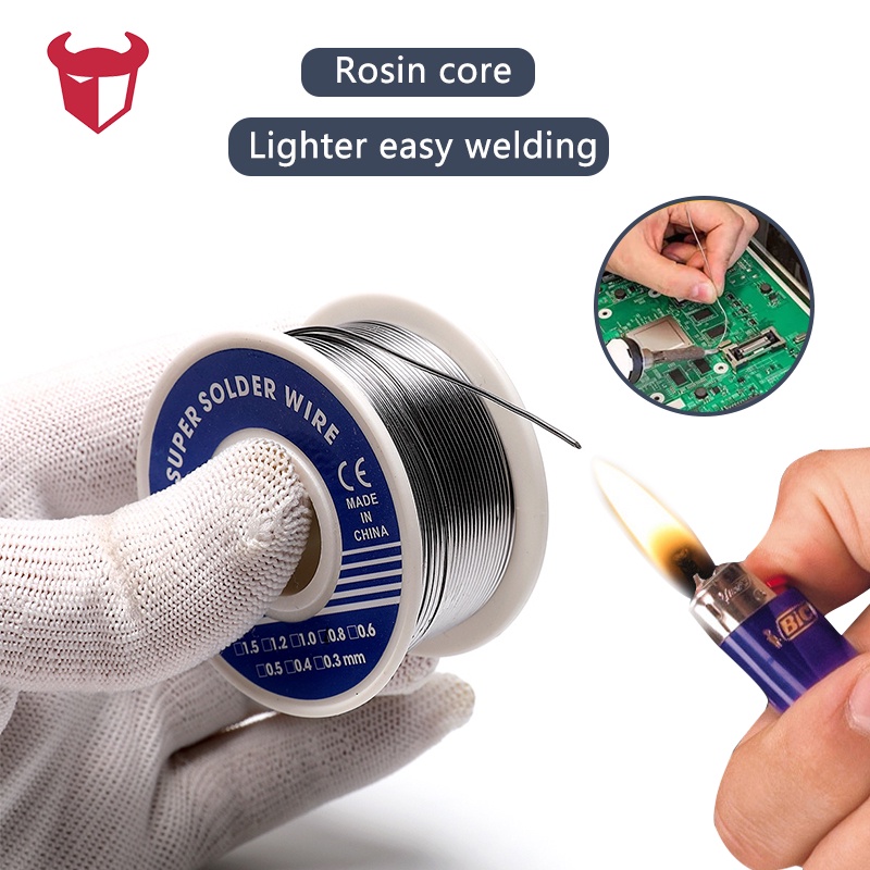 20g/0.6mm 0.8mm 1mm Solder Wire Rosin Core Solder Lead Wire Solder Wire ...