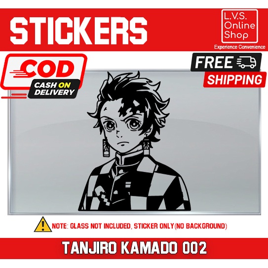 Tanjiro Kamado 002 - For Laptop Motorcycle Car Motor Tumbler - Anime ...