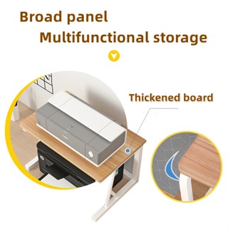 Printer Shelf Desktop Small Double-Layer Multi-function Host Rack ...