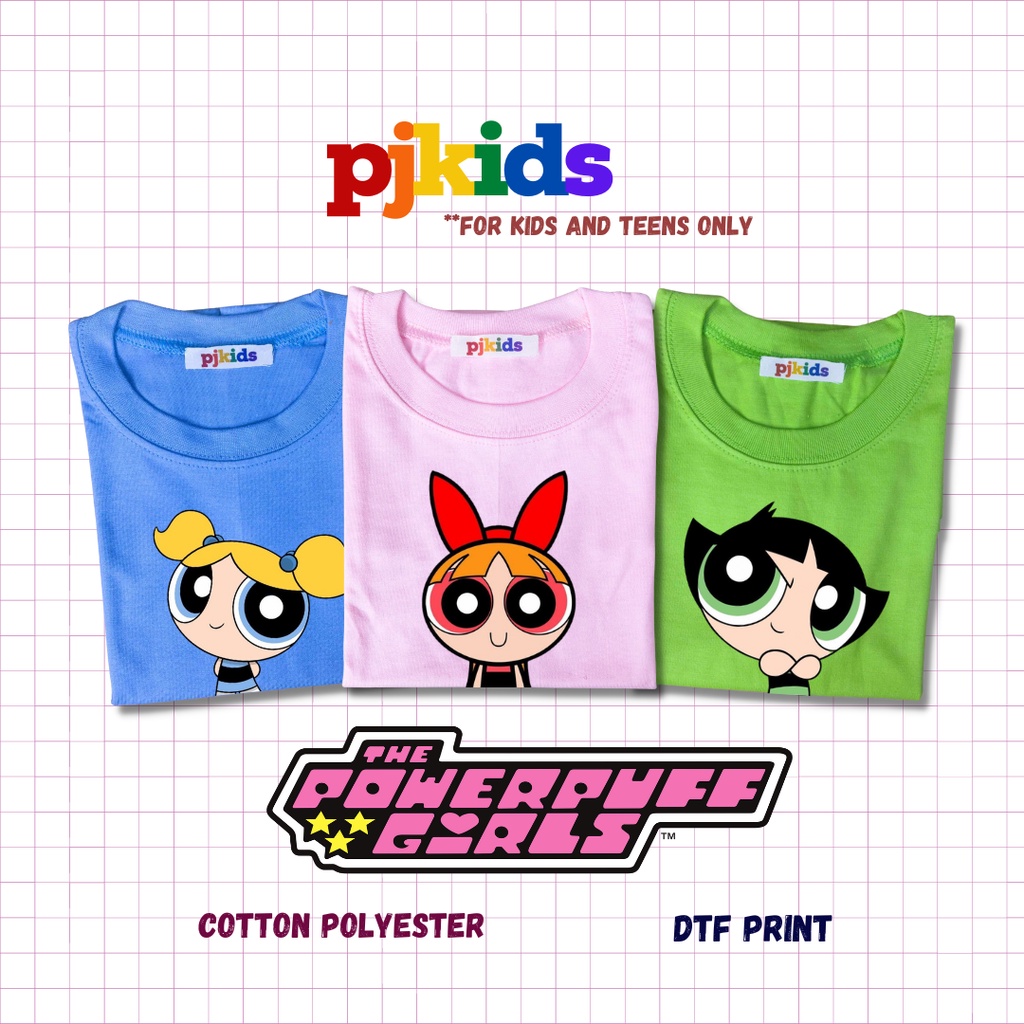 BLOSSOM BUBBLES BUTTERCUP KIDS TSHIRT II CHARACTER TSHIRT II KIDS 2-10 ...