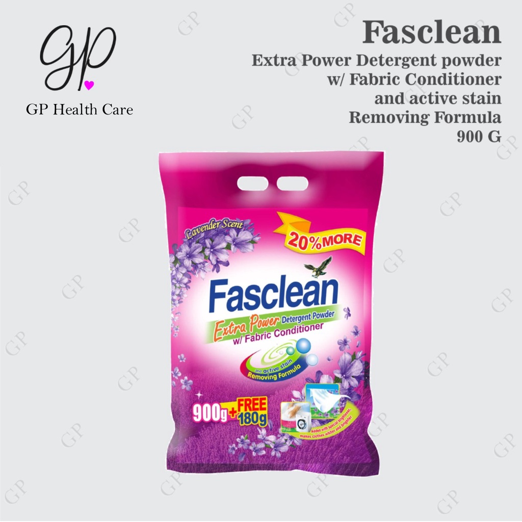 Fasclean Laundry Detergent Lavender Scent 900g - GP Health Care ...