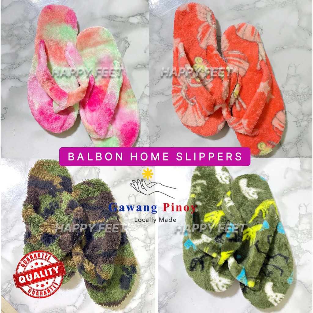 (UNISEX) 1 PAIR - BALBON Home Slippers / Tsinelas Pambahay - MATIBAY ...