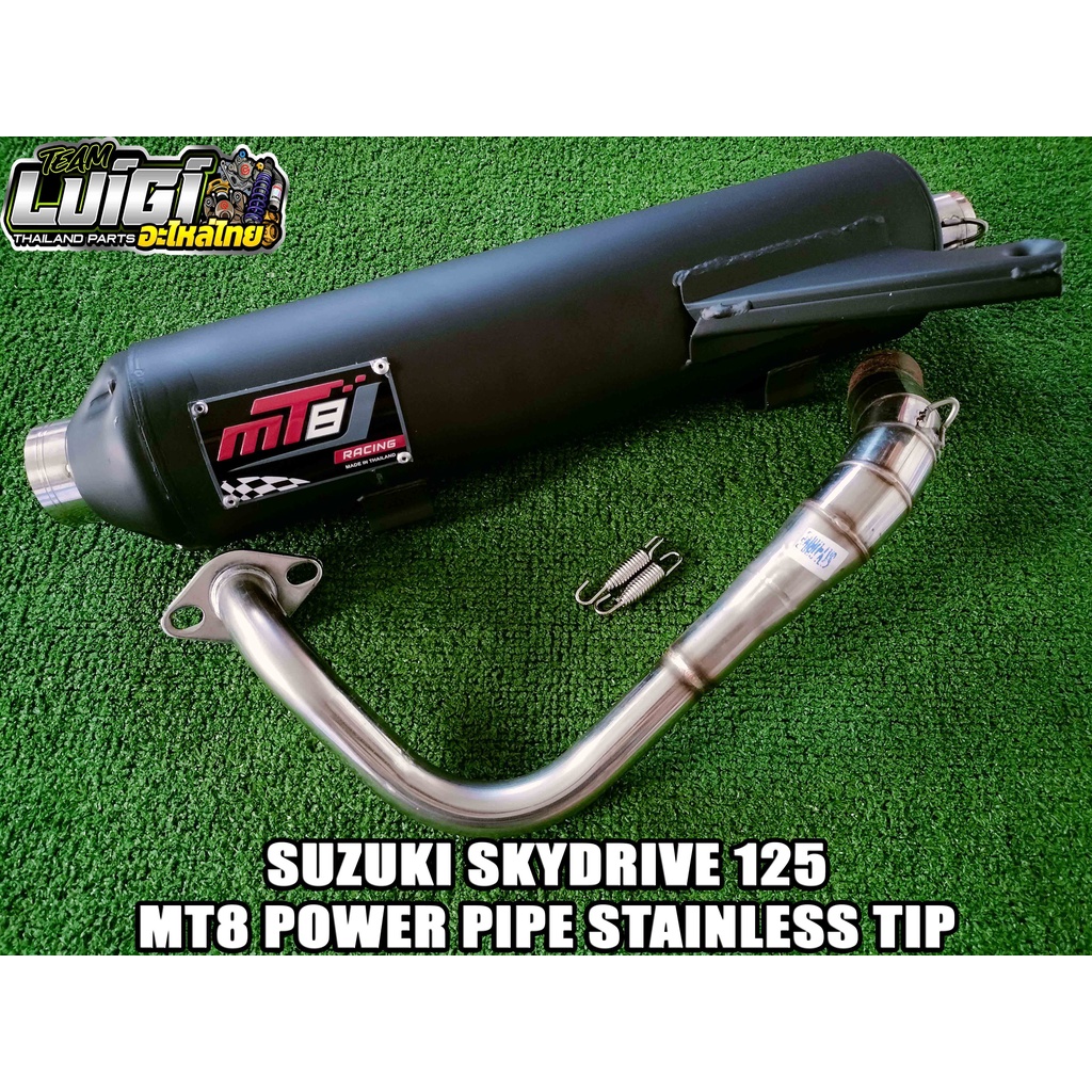 MT8 PIPE FOR SKYDRIVE 125 (STAINLESS TIP) ORIG THAILAND | Shopee ...