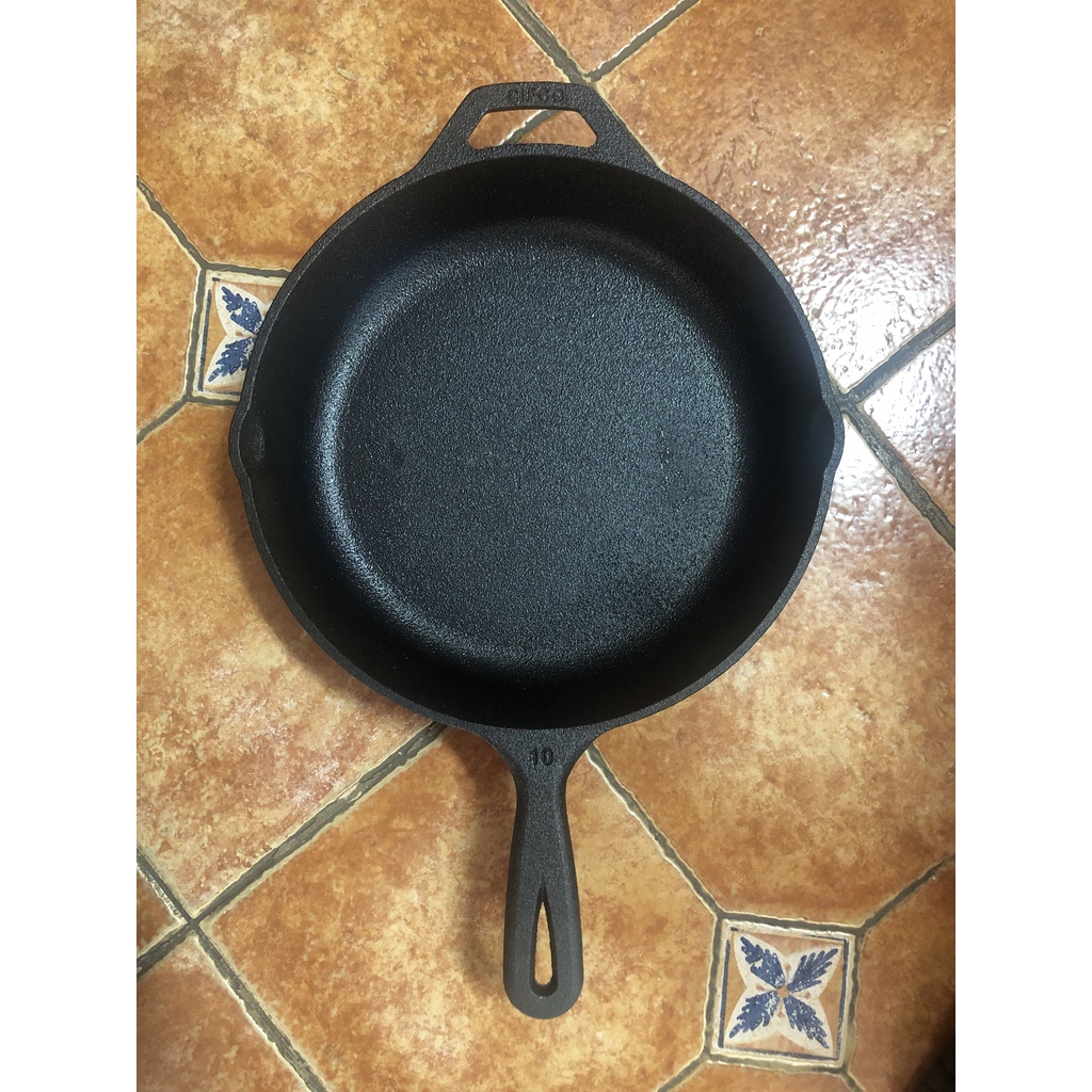 10 inches Cast Iron Skillet or Frying Pan - Filipino Made by The Iron ...
