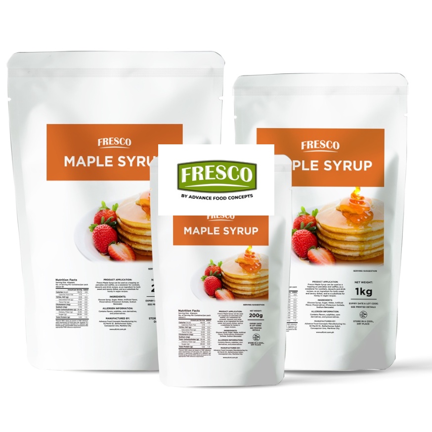 Fresco MAPLE Syrup 1KG for Pancake Topping | Shopee Philippines