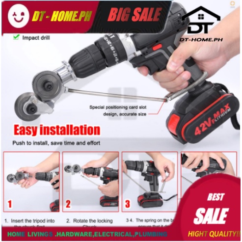 Electric Drill Plate Cutter Precise Cutting Portable Sheet Metal ...