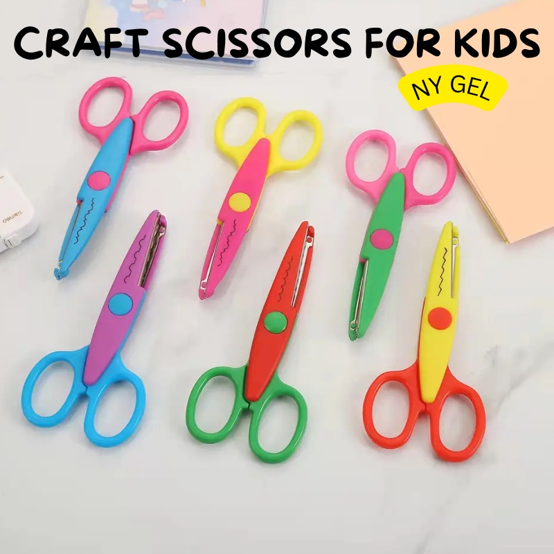 1SET/6PCS Craft Scissors Decorative Edge, 6 Pack, Craft Scissors, Zig ...